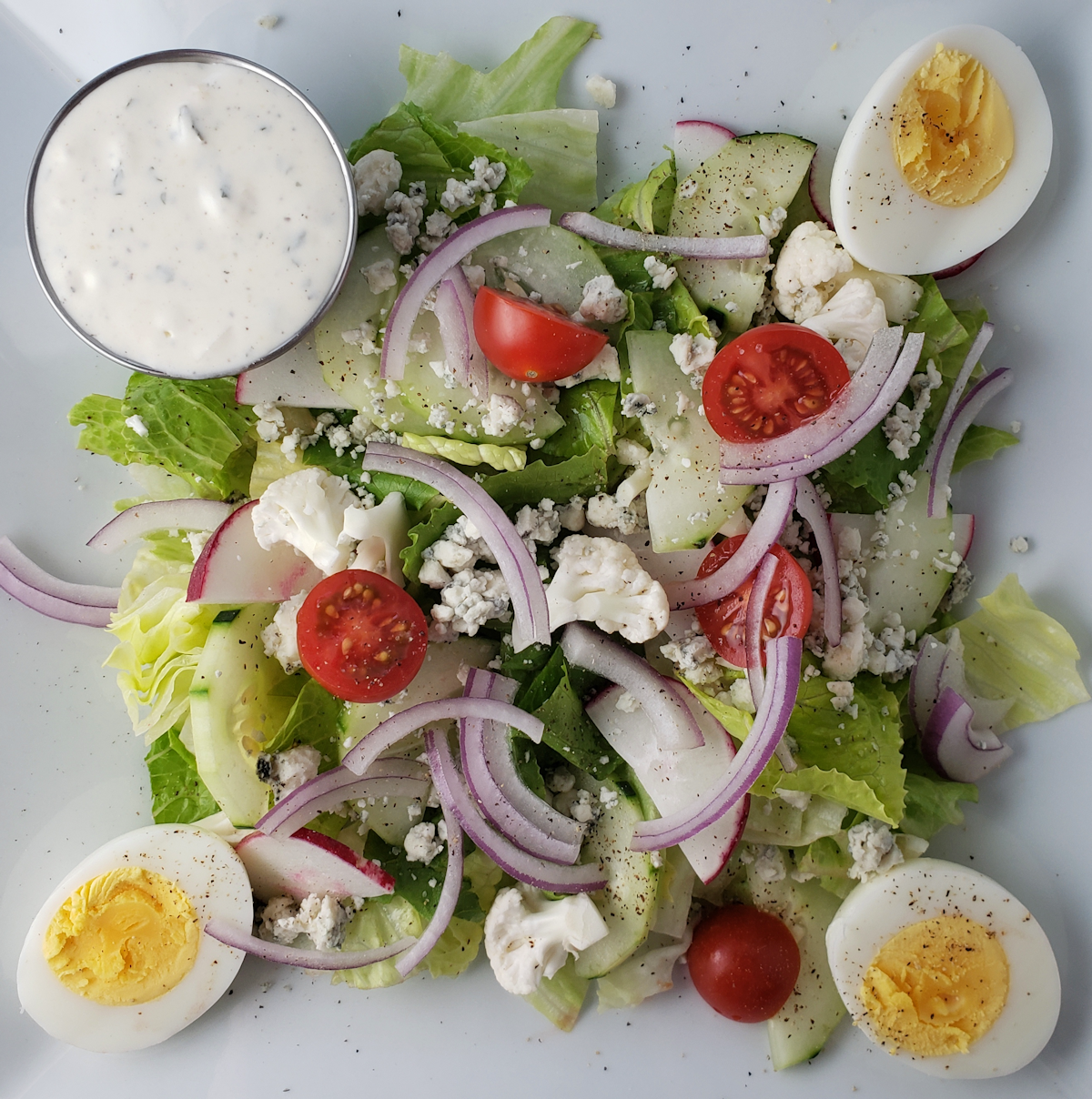 Homestyle Garlic Ranch Salad Dressing - Dress My Salad